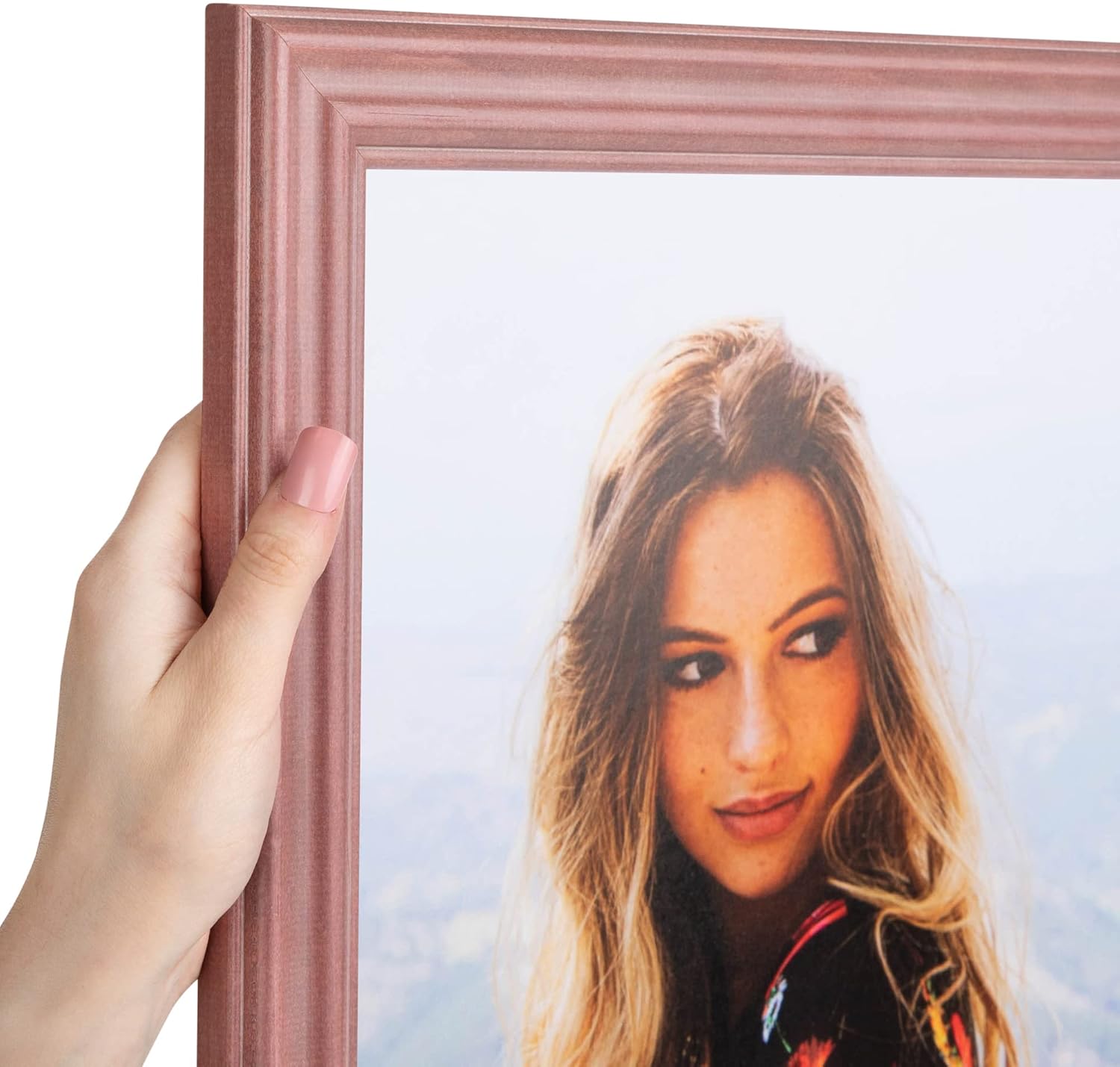 Amazon.com - ArtToFrames 20x20 inch Ridged Mauve Barnwood Frame Wood ...