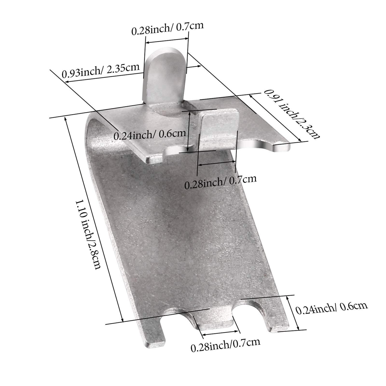 Snapklik.com : 8 Pieces 920158 Refrigerator Shelf Clips Freezer Cooler ...
