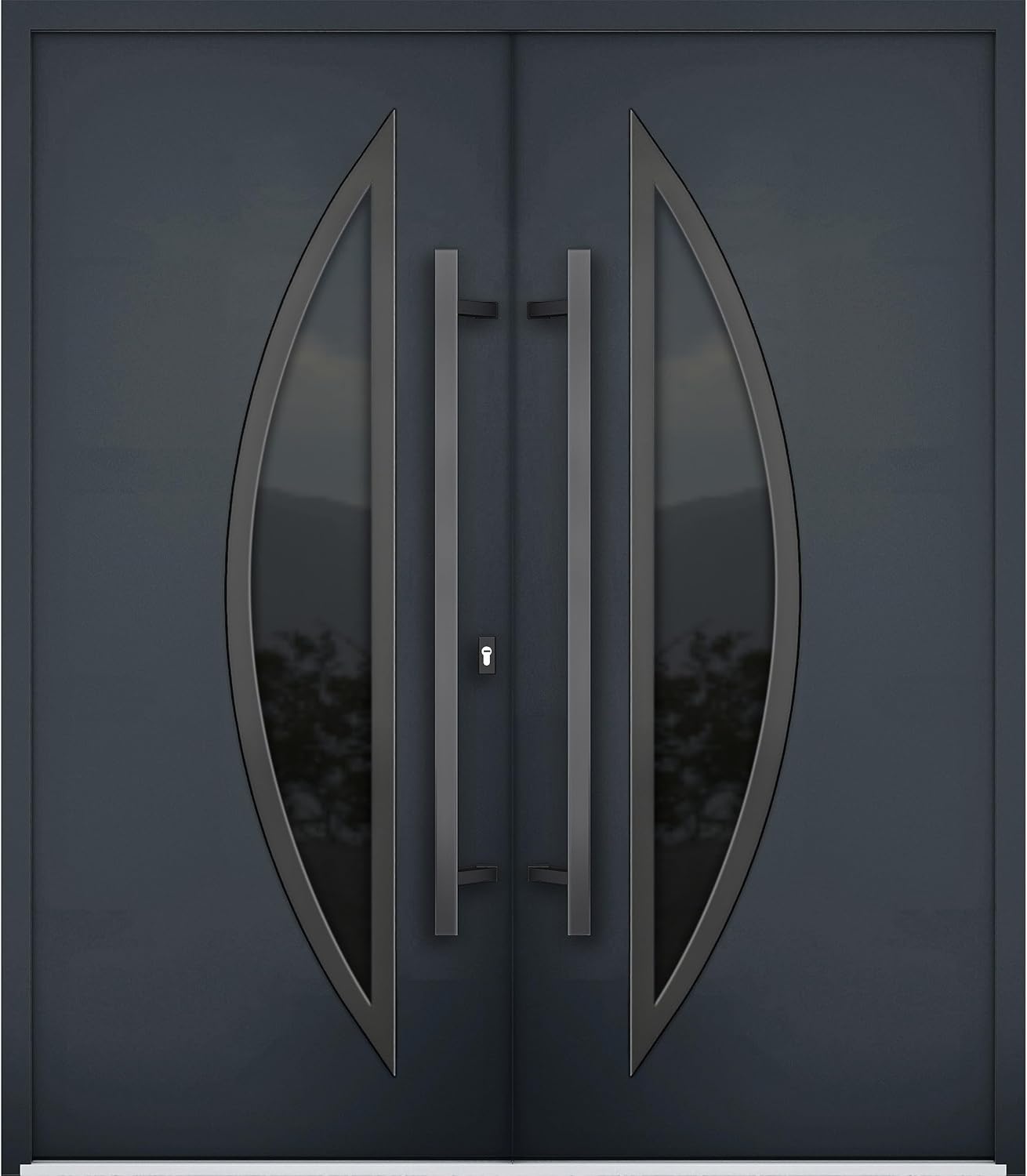 VDOMDOORS Front Exterior Prehung Metal Double Doors/Deux 6501 ...