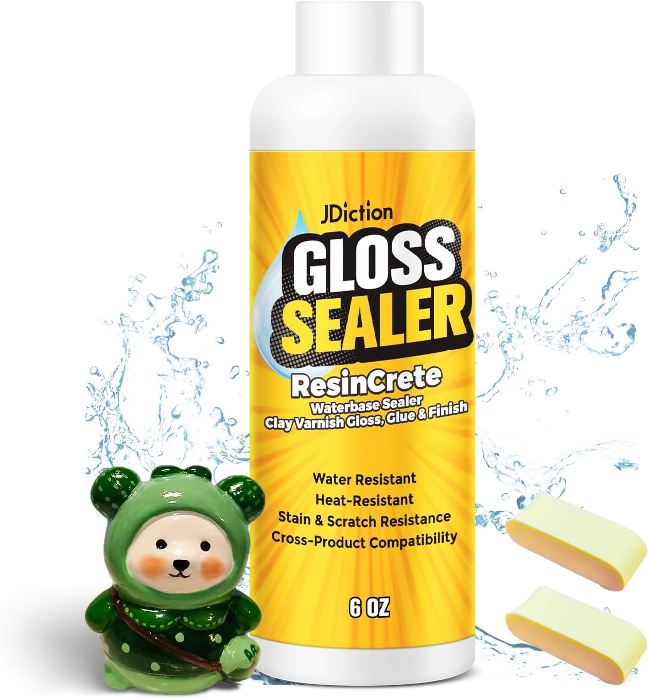 Amazon.com: Air Dry Clay Glaze, 177ml Clay Varnish for Air Dry Clay ...