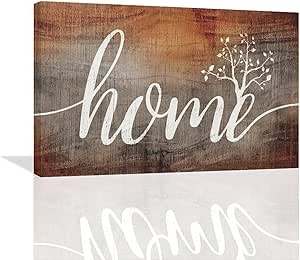 Amazon.com: Large Farmhouse Home Wall Art Home Word Sign Pictures Wall ...