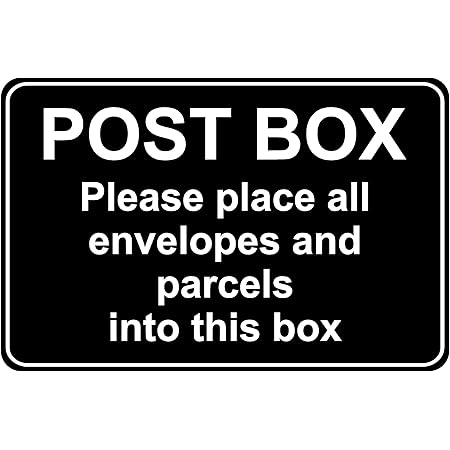Please place all envelopes and parcels into this safe post box - Self ...
