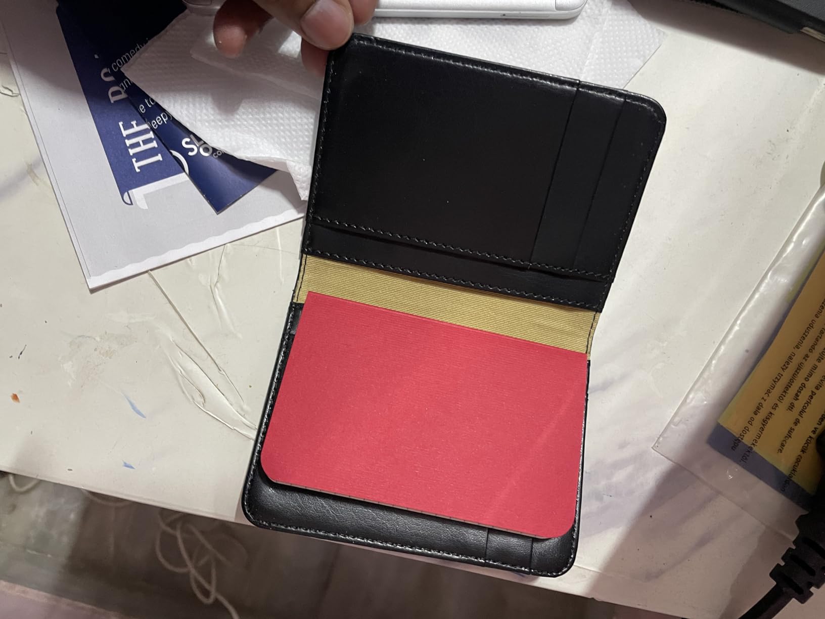 myPAPERCLIP Classic Edition Card Holder Mini Notebook Wallet, 9 Pockets ...