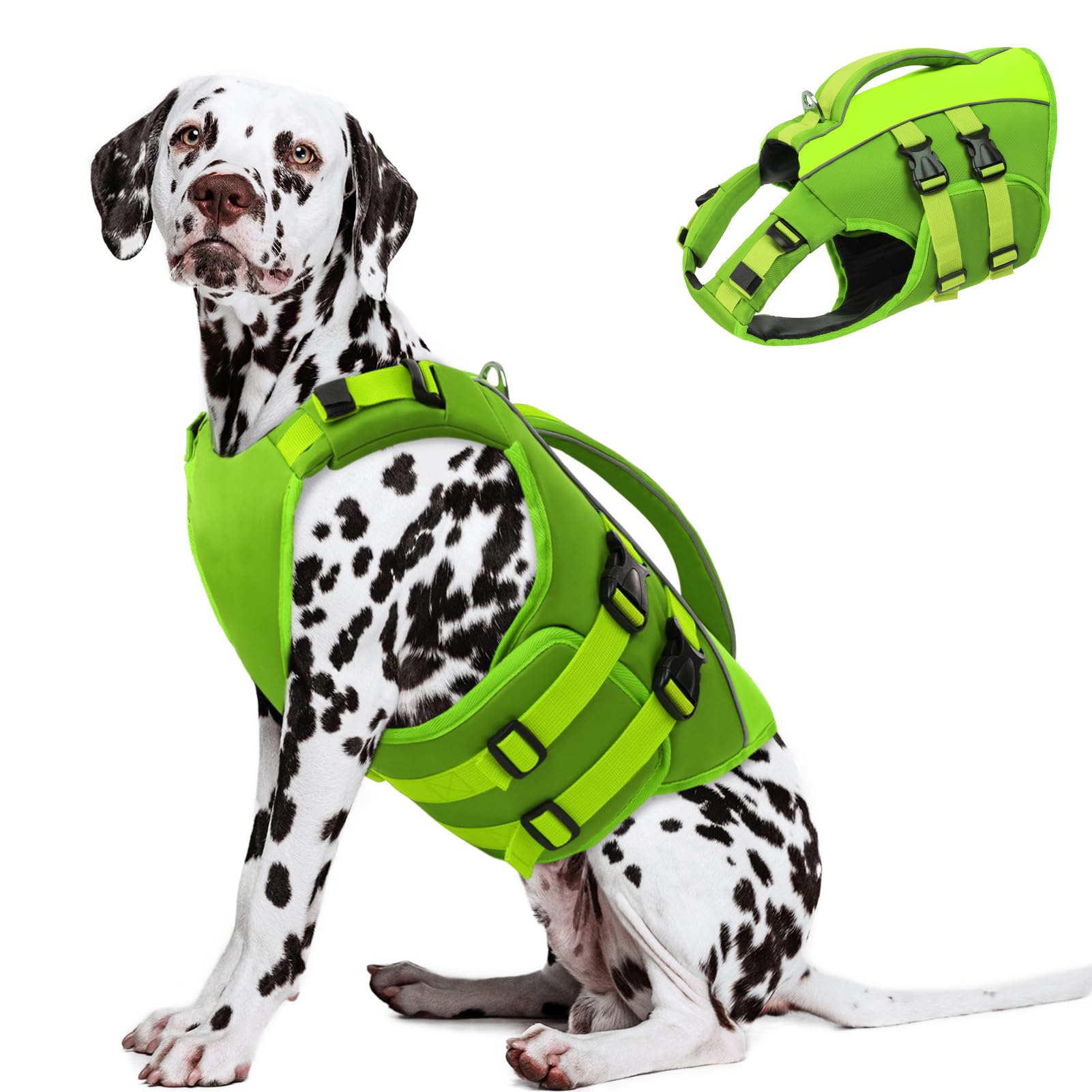 Dogs Life Jacket Queenmore Dog Swimming Vest, Reflective Life Jackets ...
