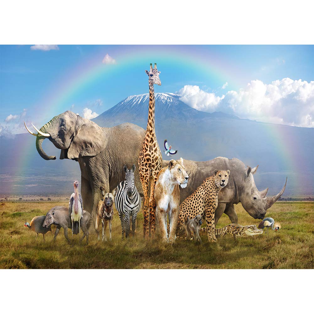 Buy Wild Animal Safari Party Background for Photography 7x5ft Vinyl ...