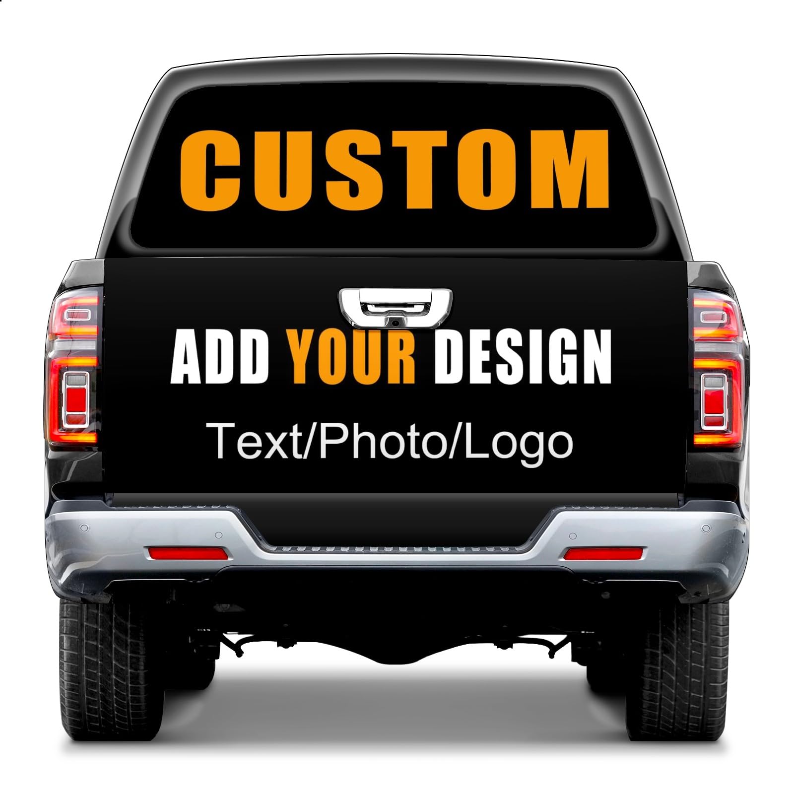 Amazon.com: Custom Trucks Rear Window Decal & Tailgate Sticker Decal ...