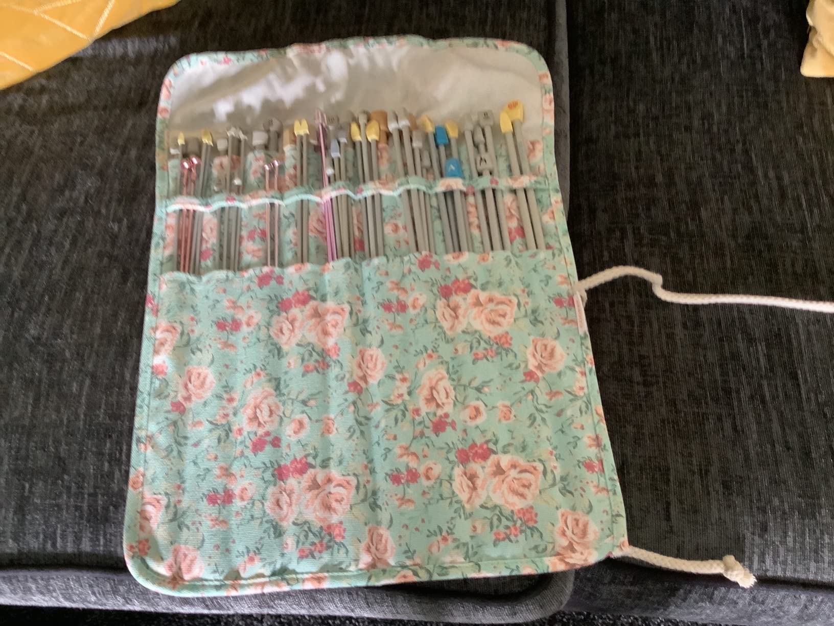 Coopay Knitting Needle Case 14 Inch, Large Knitting Needle Storage Case ...