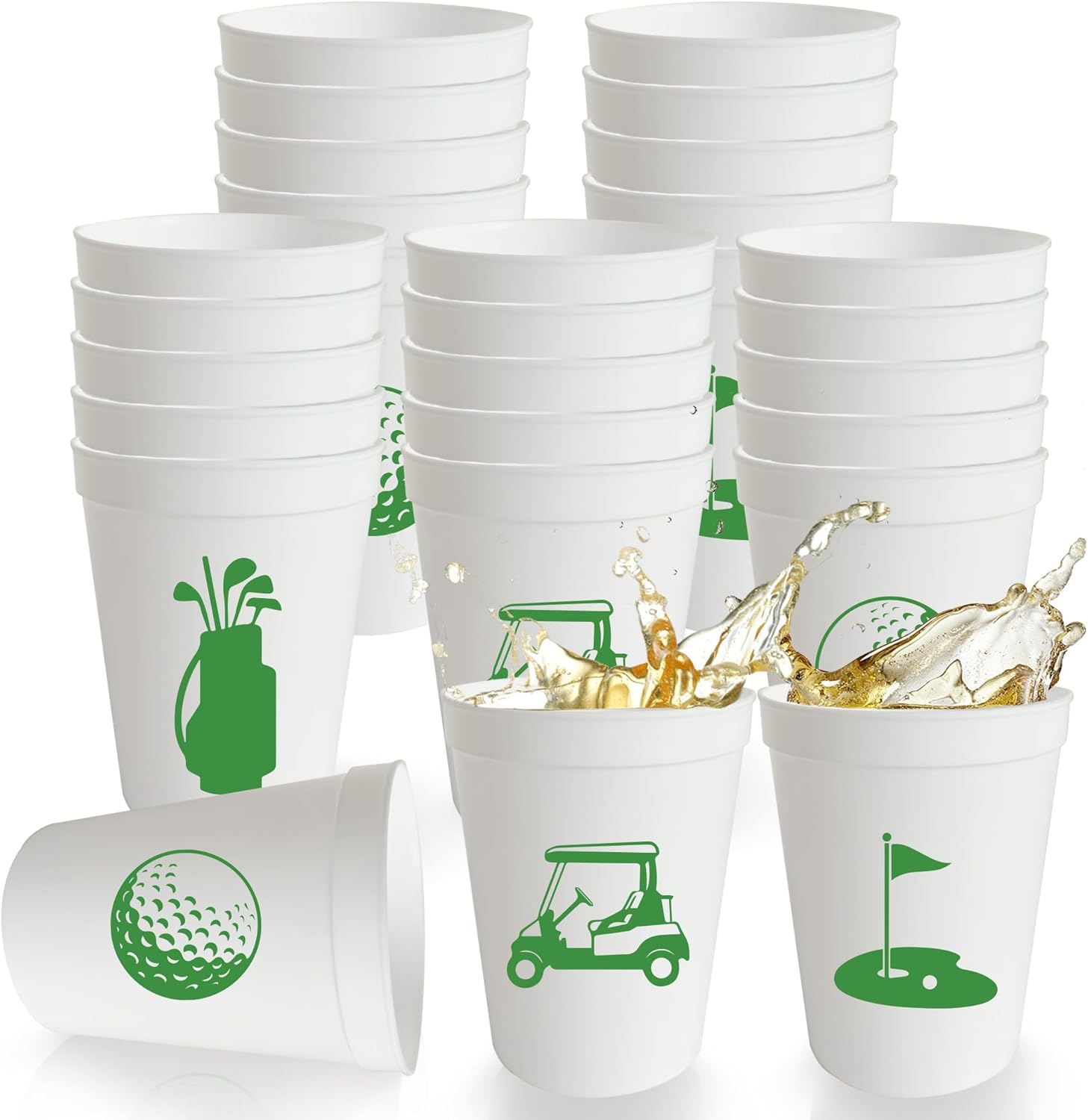 Amazon.com: Hzbcxs 12Pcs Golf Cups, Sport Golf Themed Party Decorations ...