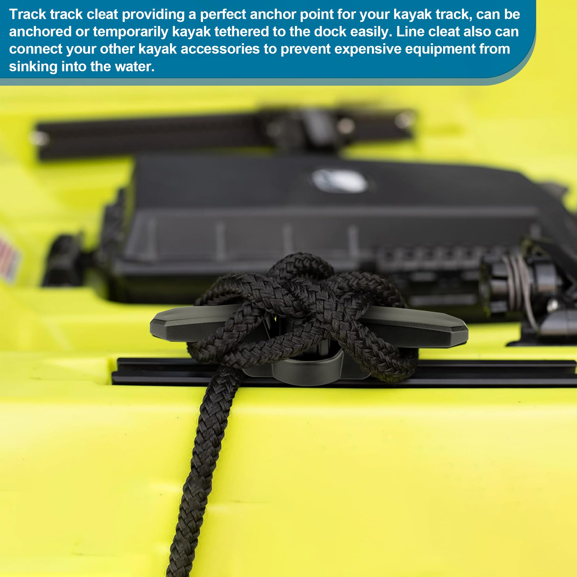 Snapklik.com : Kayak Track Mount GT Cleat, XL Kayak Anchor Cleat, Kayak ...