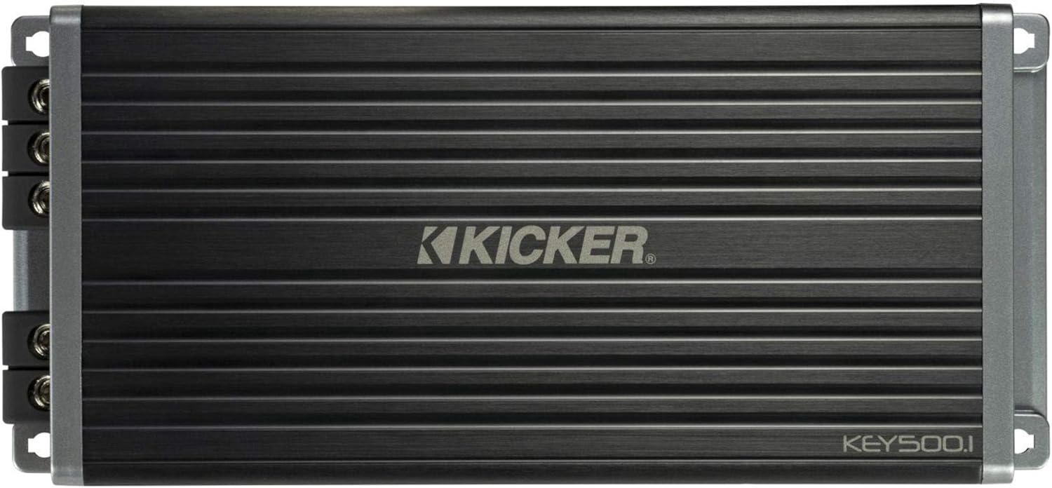 Amazon.com: KICKER KEY5001 500w Mono Amplifier w/Bass Revealer ...