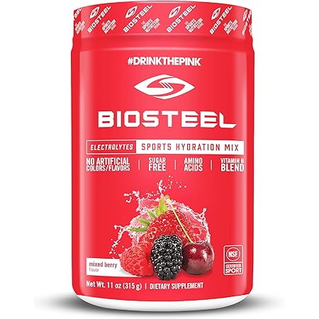 Amazon.com: BioSteel Hydration Mix, Sugar-Free with Essential ...