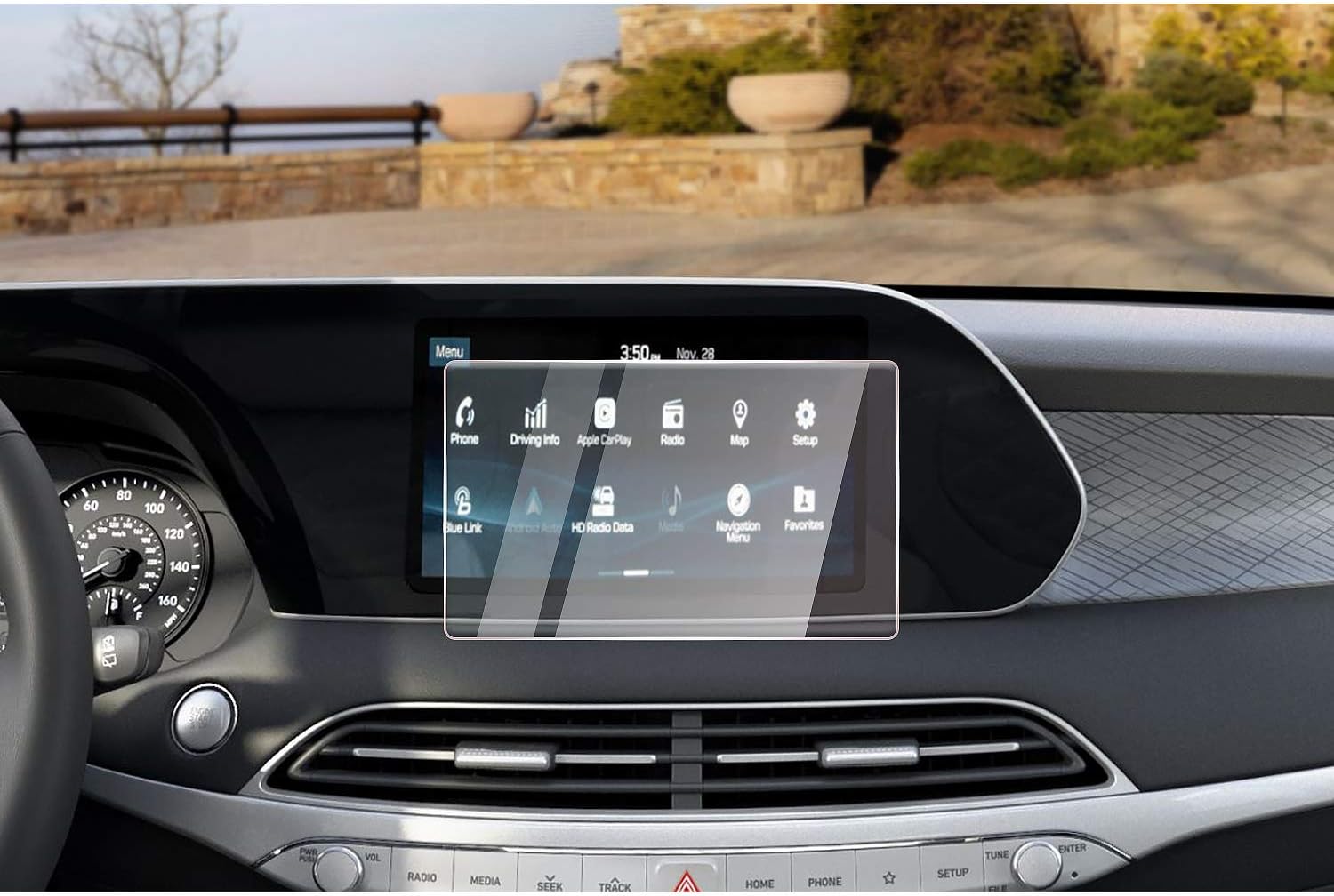 Amazon.com: CDEFG Screen Protector Center Control Navigation Touch ...