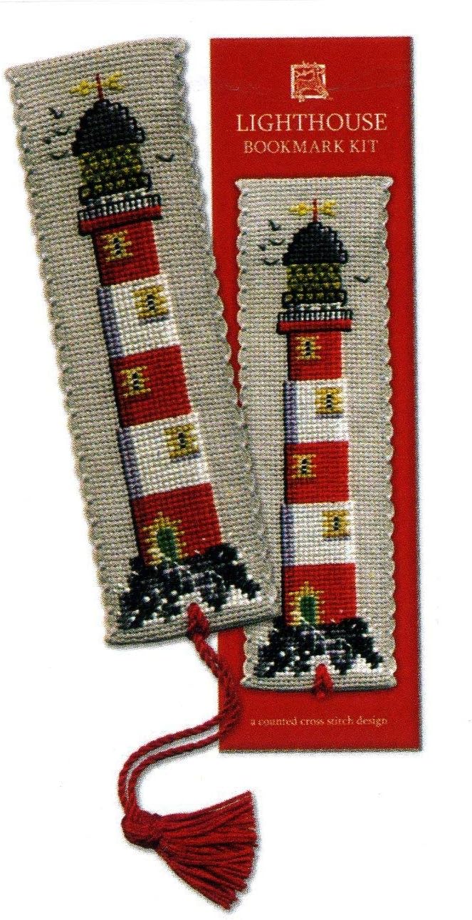 Textile Heritage Collection Cross Stitch Bookmark Kit - Lighthouse ...