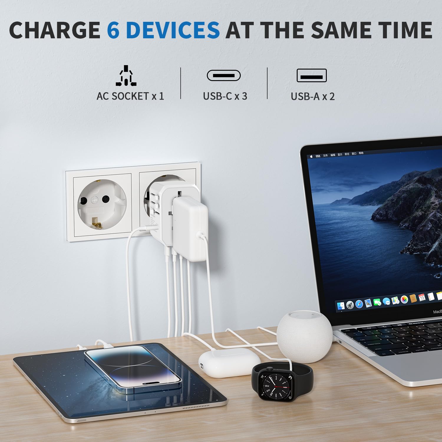 Snapklik.com : EPICKA Universal Travel Adapter, International Power ...