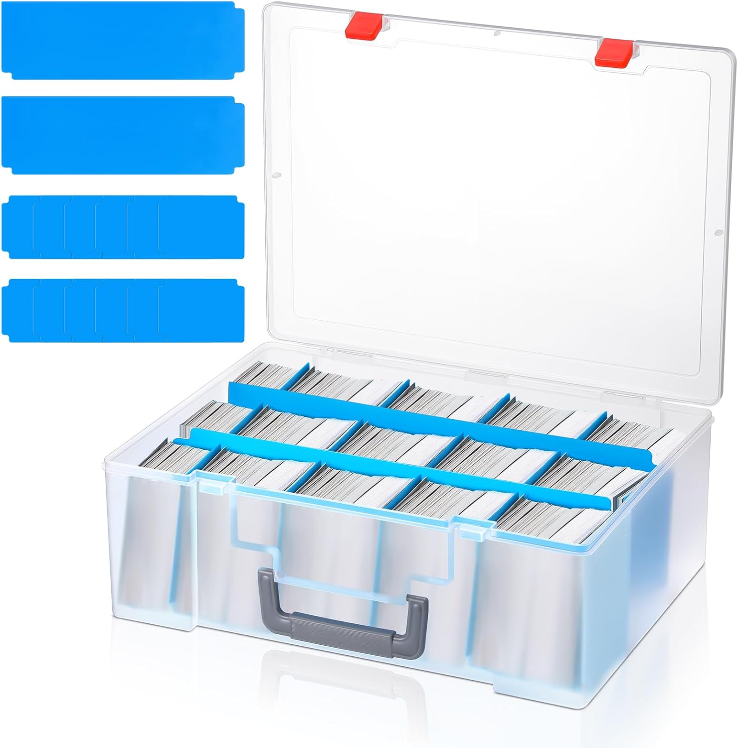 Amazon.com: RoundFunny Trading Storage Box for 3" x 4" card Plastic ...