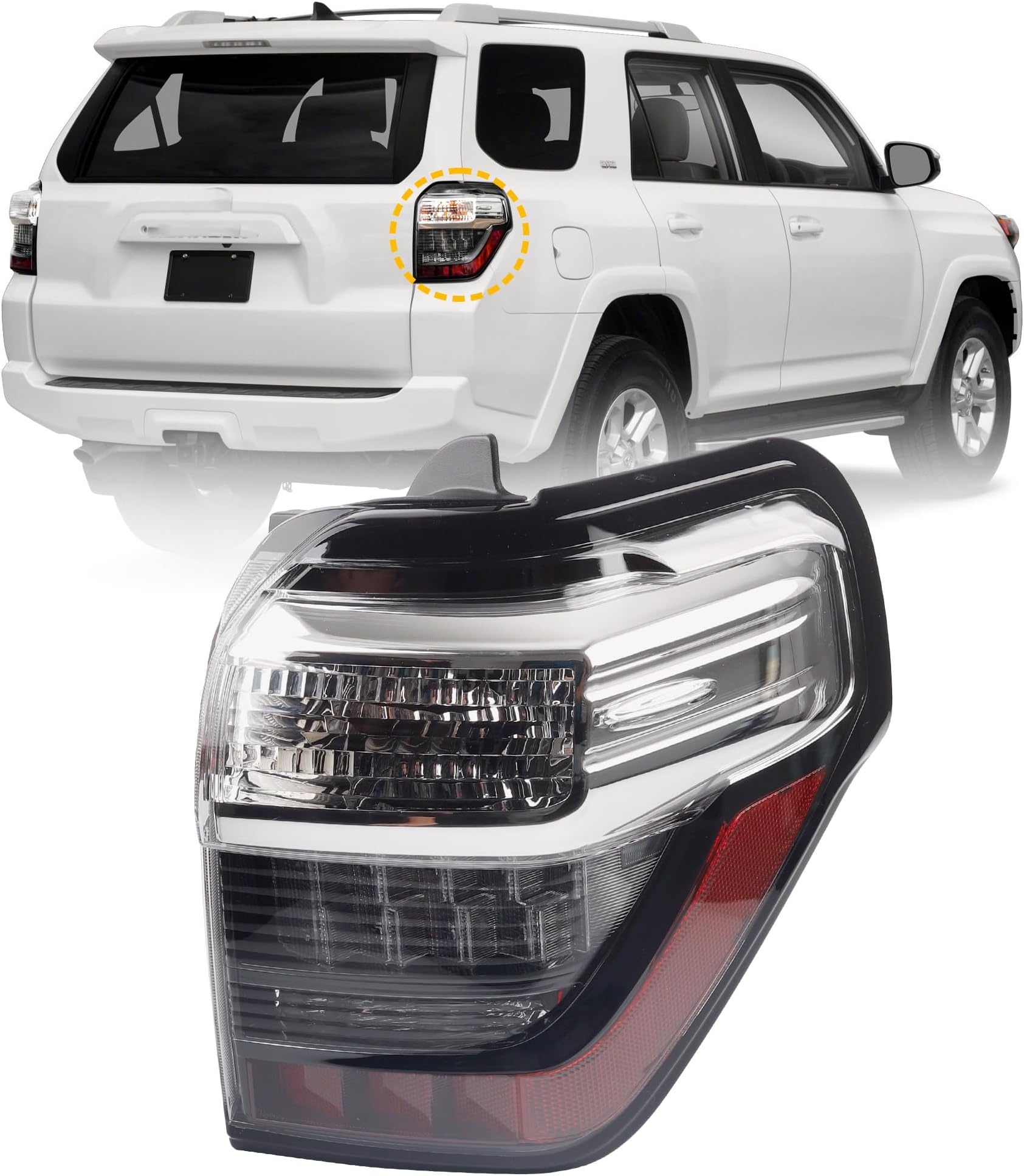 Amazon.com: Dasbecan Right Passenger Side Tail Light Compatible with ...