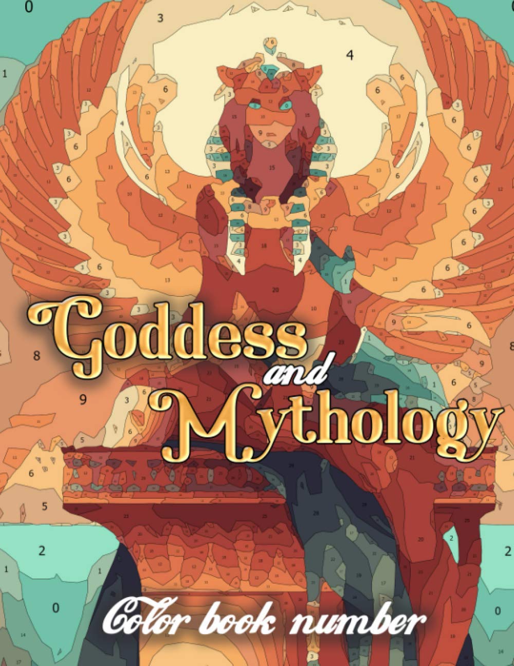 Buy Goddess And Mythology Color By Number: Goddess And Mythology Book ...