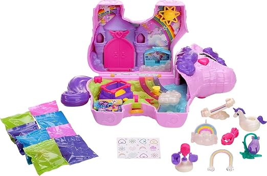 Amazon.com: Polly Pocket Mini Toys, Large Compact Playset with 2 Micro ...
