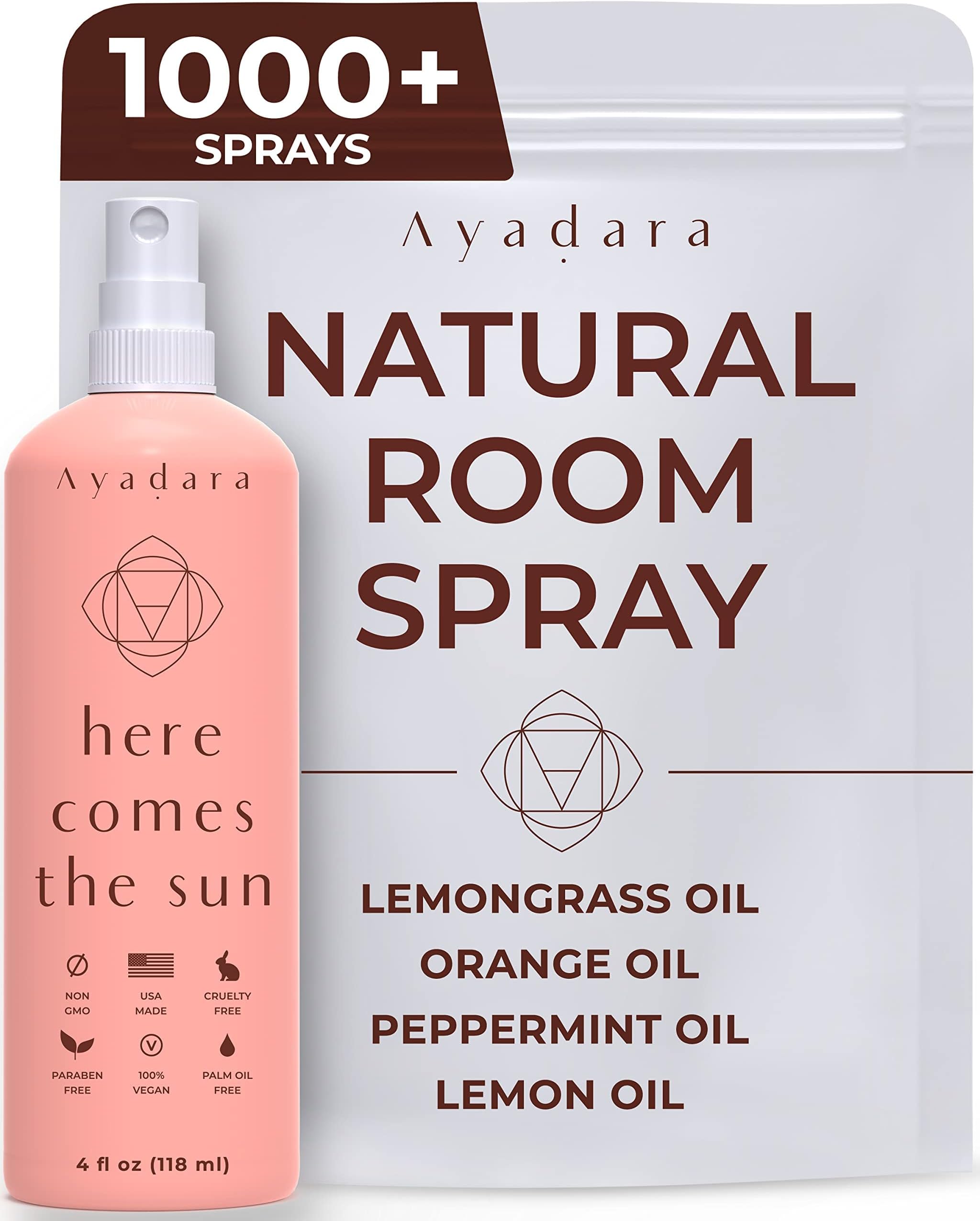 Amazon.com: Ayadara Natural Room Spray, 4 oz, Aromatherapy Spray for ...