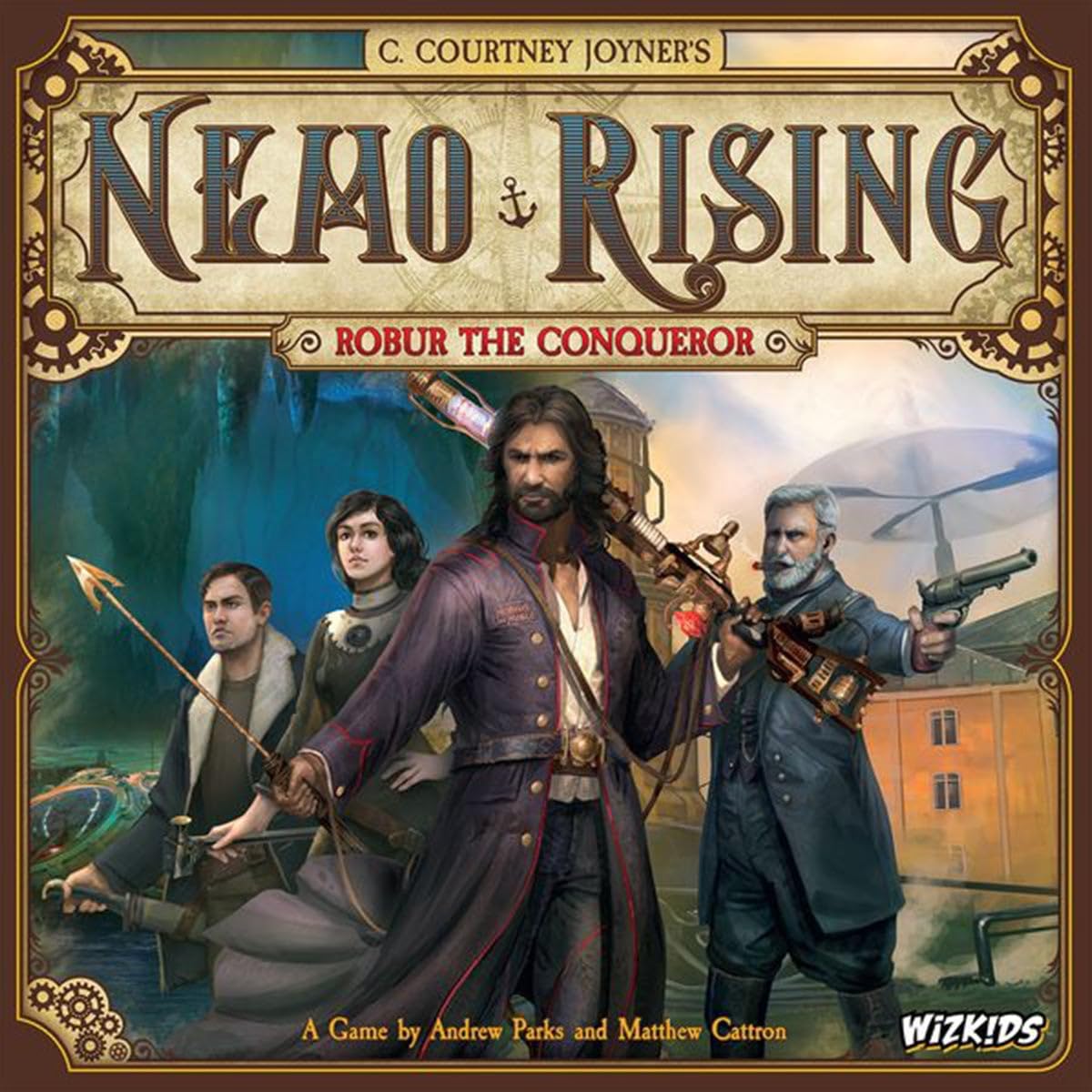 Amazon.com: Nemo Rising: Robur The Conqueror | WizKids Board Game ...