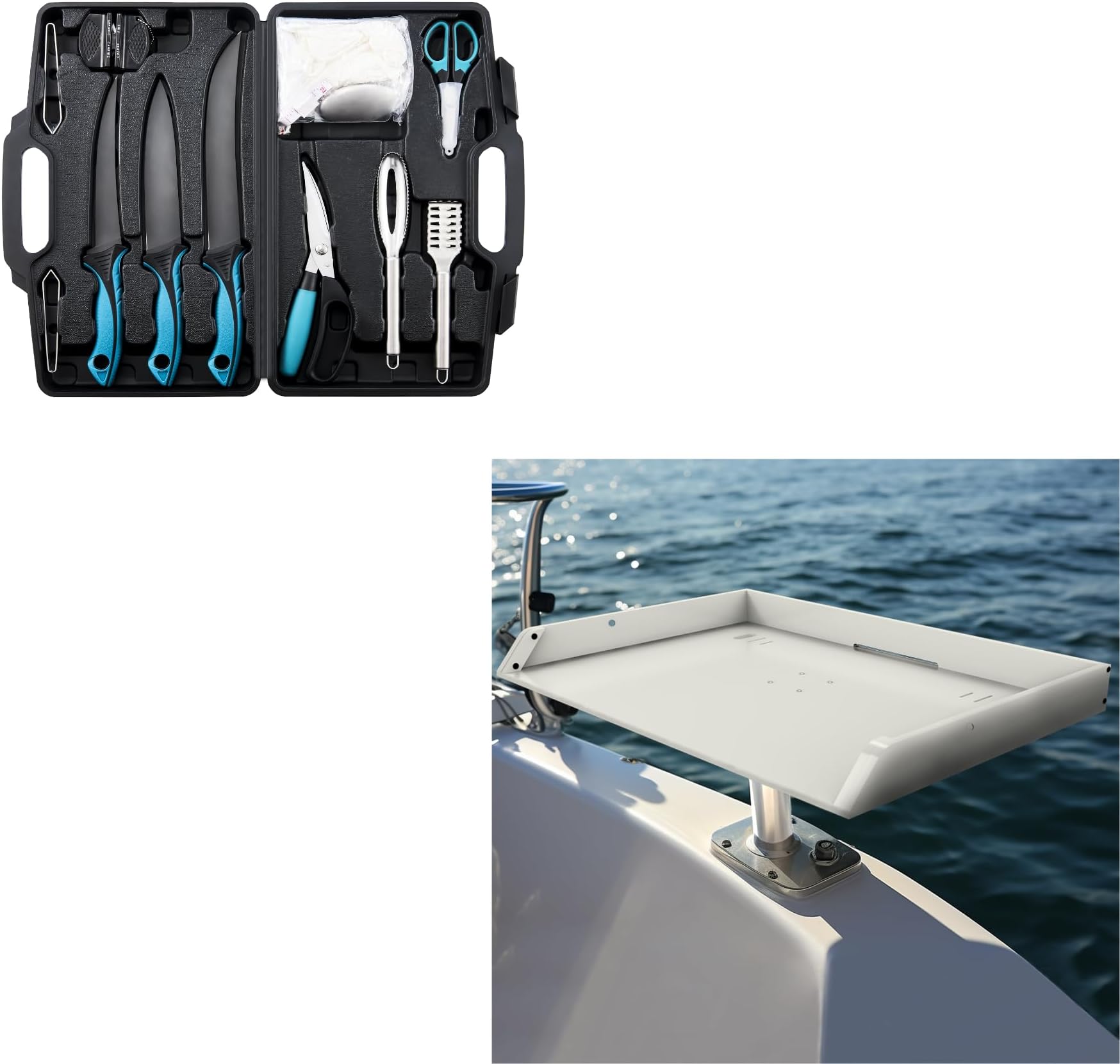 Amazon.com: KNINE OUTDOORS Fish Fillet Knife Set Curved Flex 7 inch 9 ...