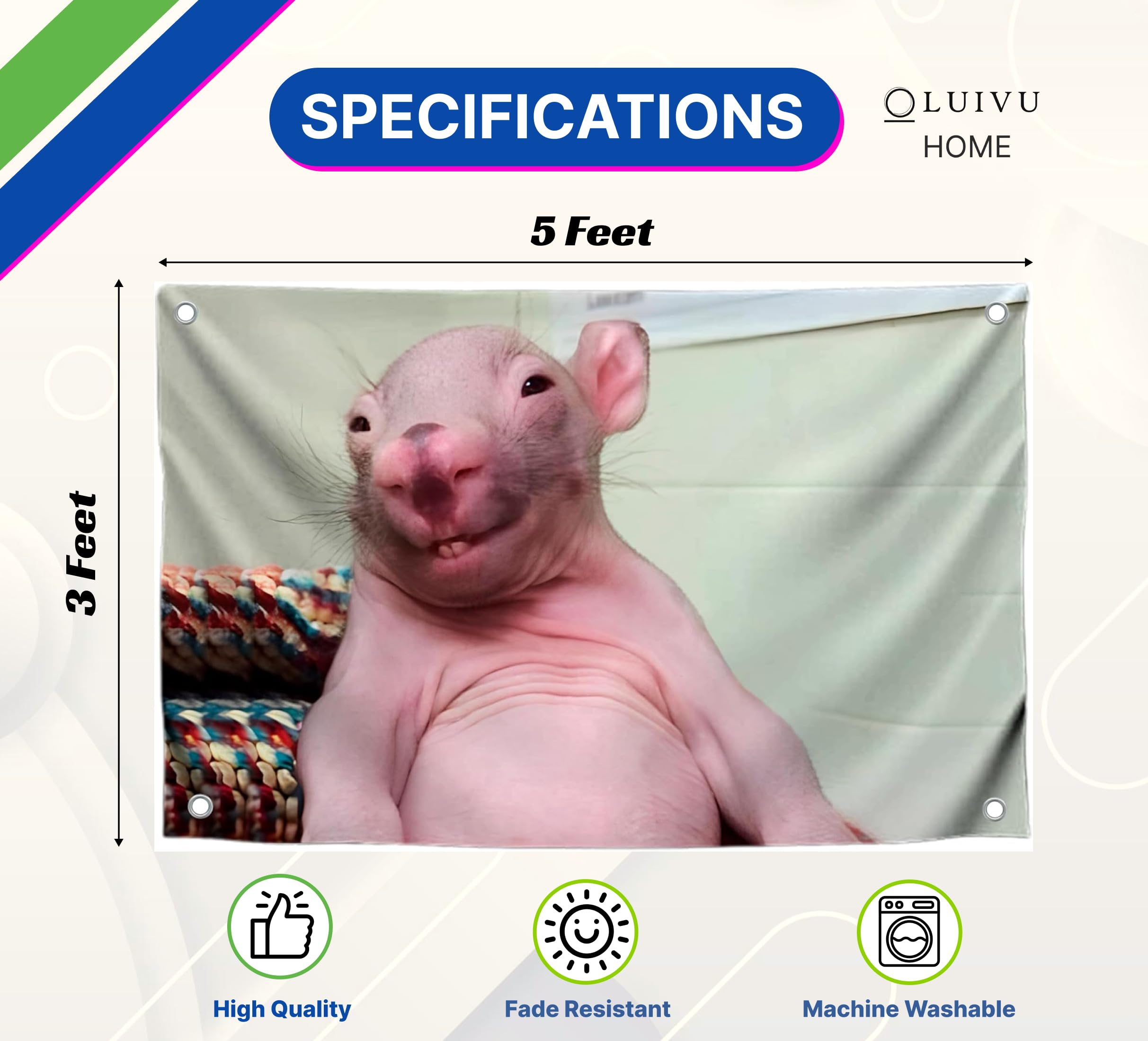 Bald Rat Memes Amazon.com : 3x5 Feet Bald Rat Meme Single Sided Flag