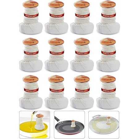 Buy TVK Traders Traditional Oil Spreader for Dosa Tawa and Fry Pan ...