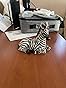 Amazon.com: Zebra Table Sculpture - Resin Zebra Figurine - Black, White ...