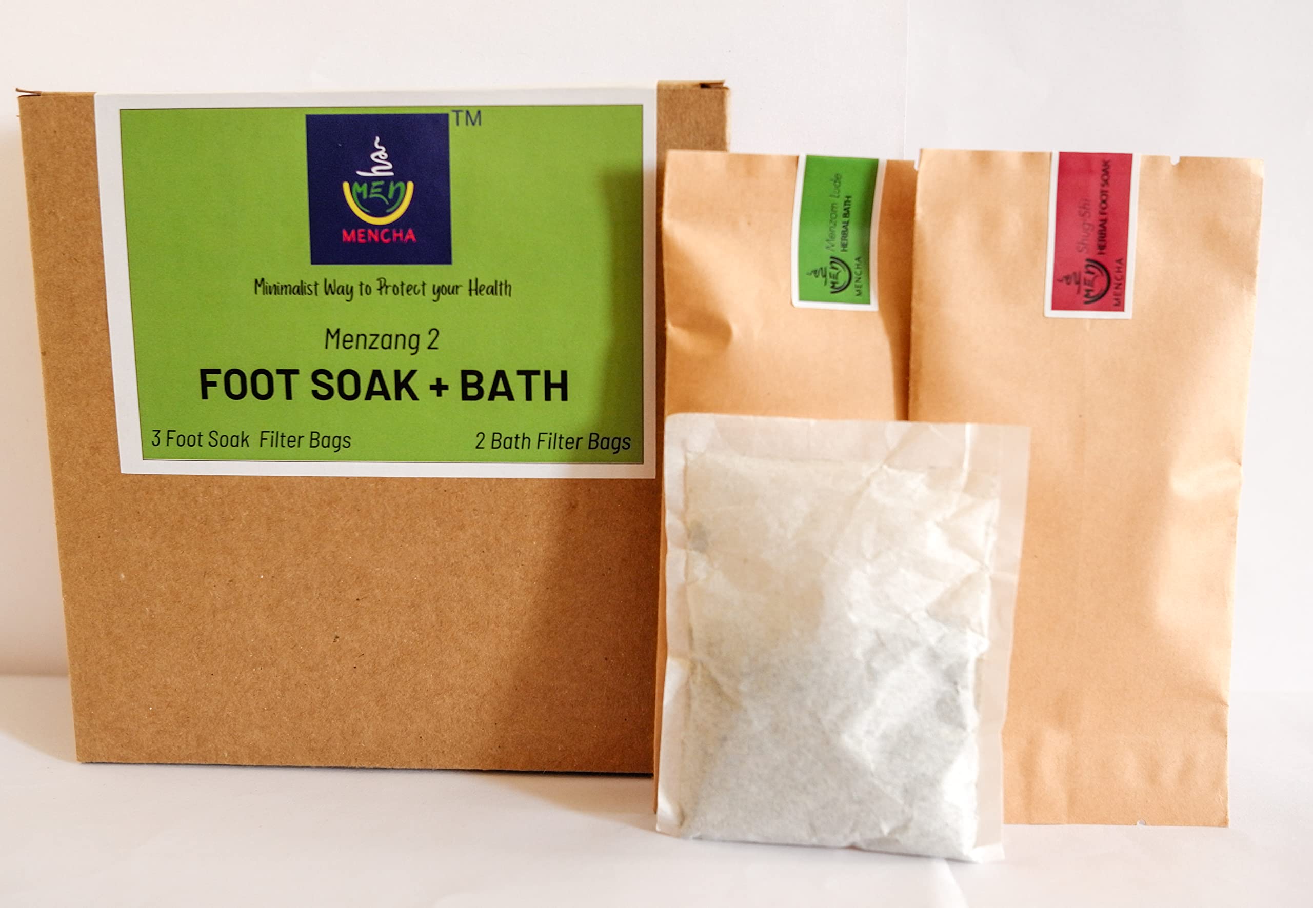 MENCHA Foot Soak + Bath Powder - Handmade - Body Pain, Knee Pain, Joint ...