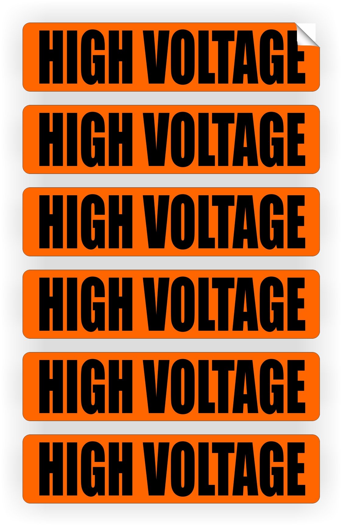 Amazon.com: High Voltage Volt Markers | Labels for Conduit PVC Pipe ...