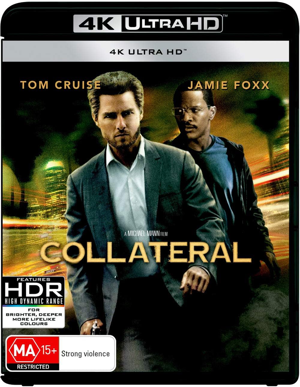 Collateral (4K Ultra HD + Blu-ray) : Tom Cruise, Jamie Foxx, Jada ...