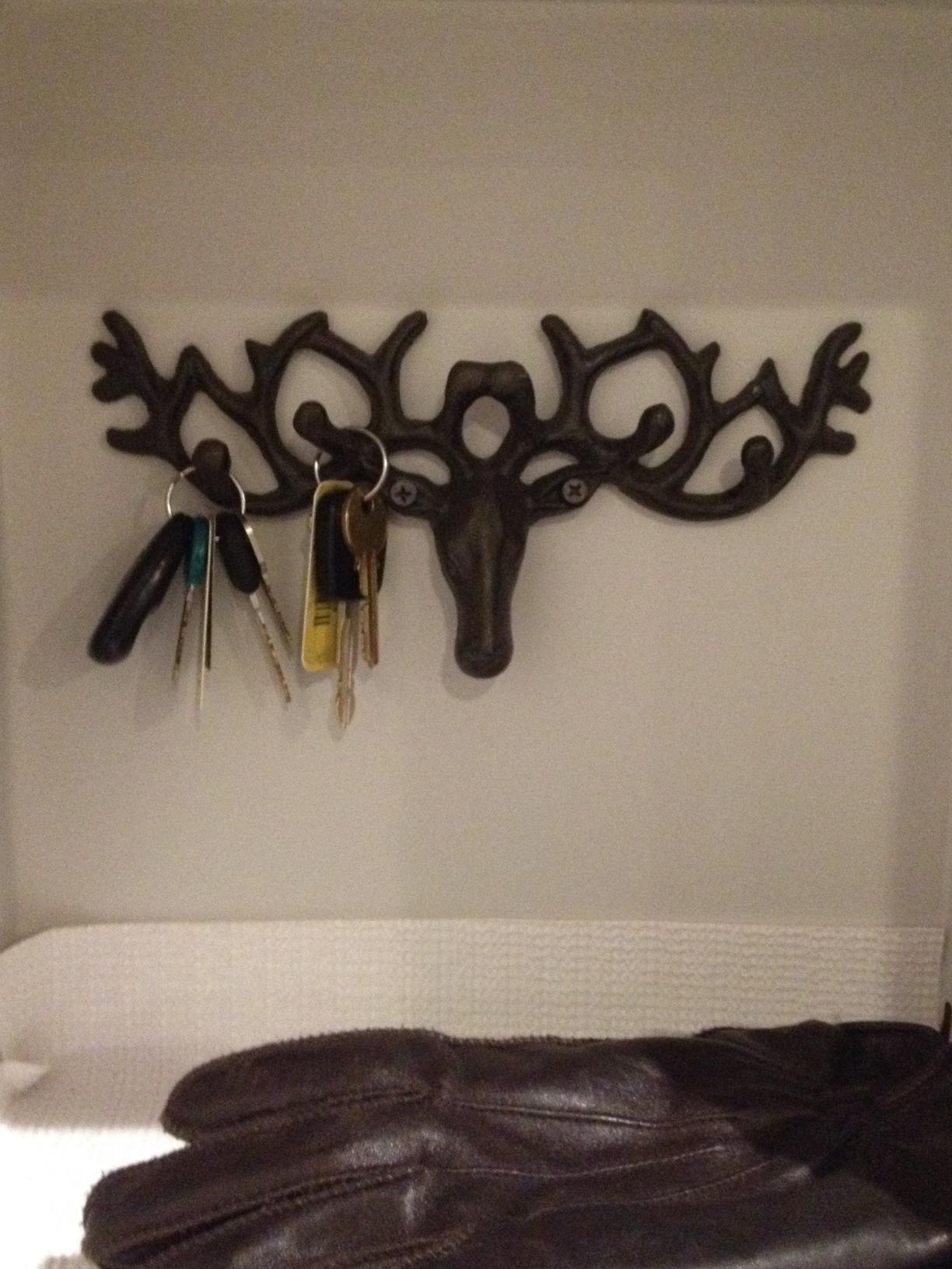 Amazon.com: Lulu Decor, Cast Iron Deer Head Key Holder (Deer) : Home ...