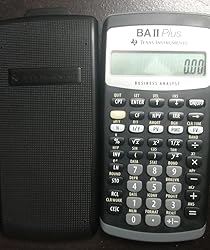 Texas Instruments BA II Plus Financial Calculator : Texas Instruments ...