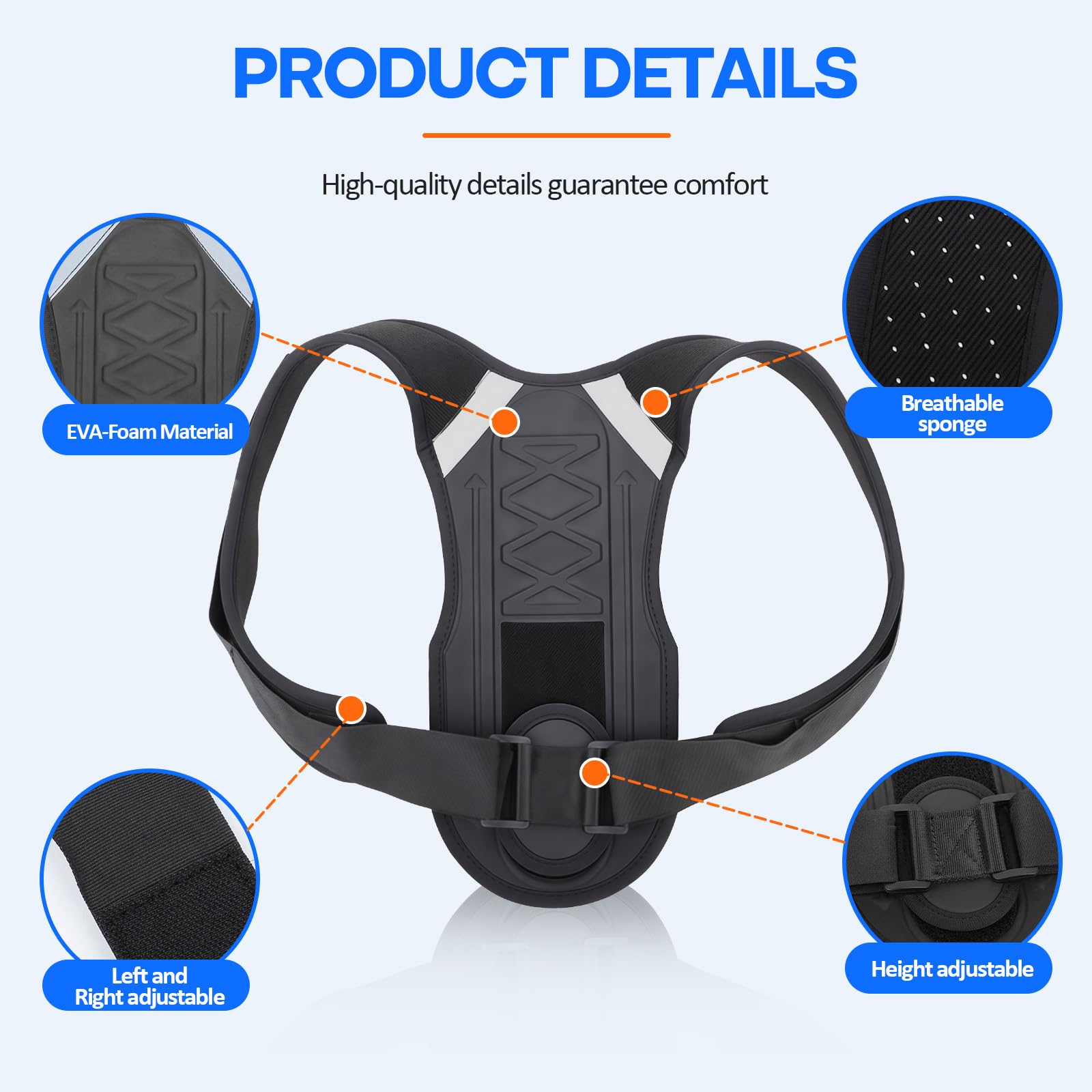 Snapklik.com : HolyElks Posture Correction,Comfortable Upper Back ...