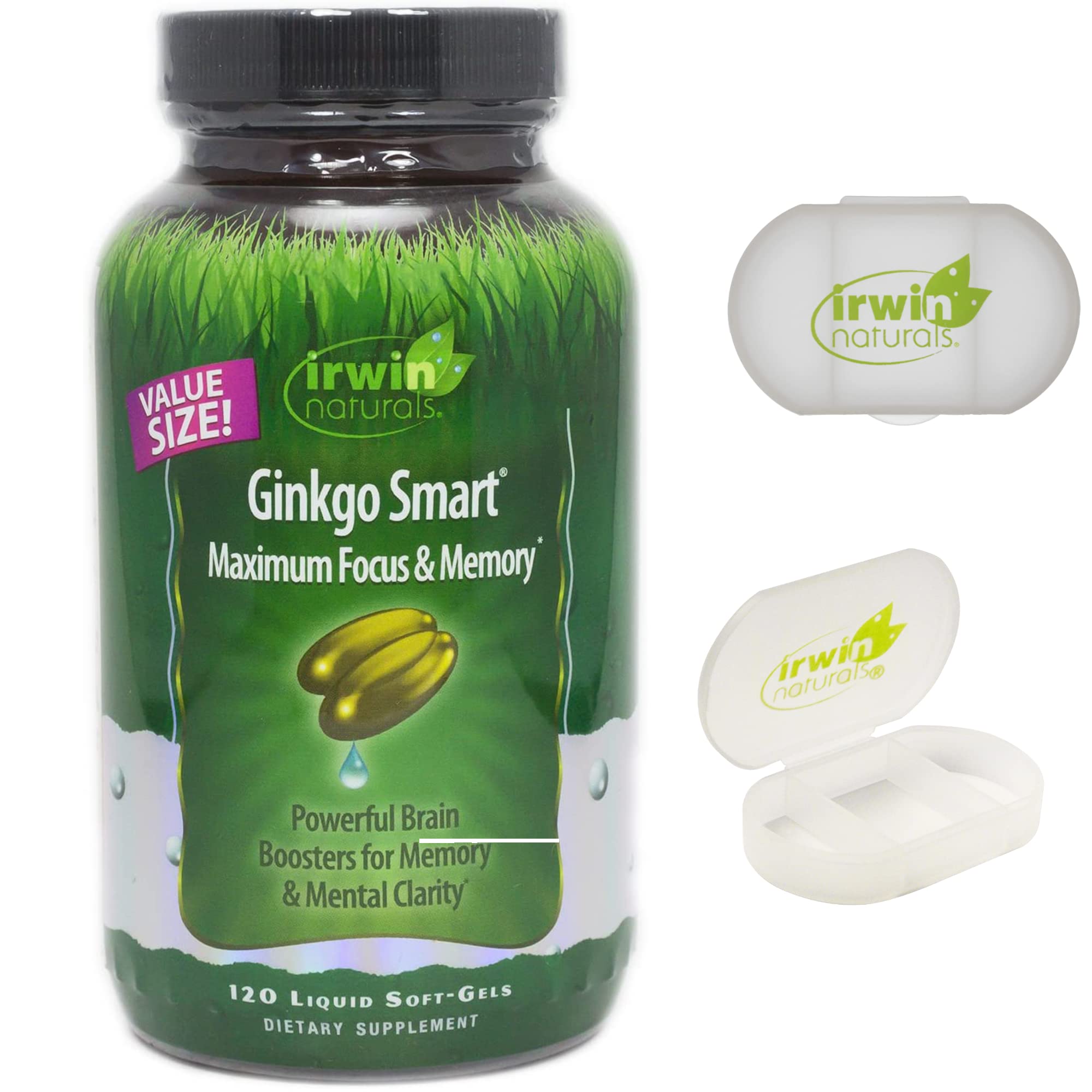 Amazon.com: Irwin Naturals Ginkgo Smart Brain Booster for Memory ...