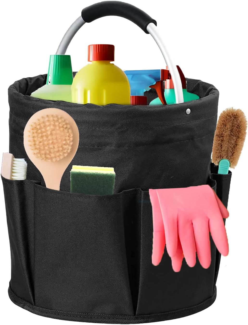 Bototack Cleaning Caddy with Handle, Cleaning Products Organiser, 17L ...