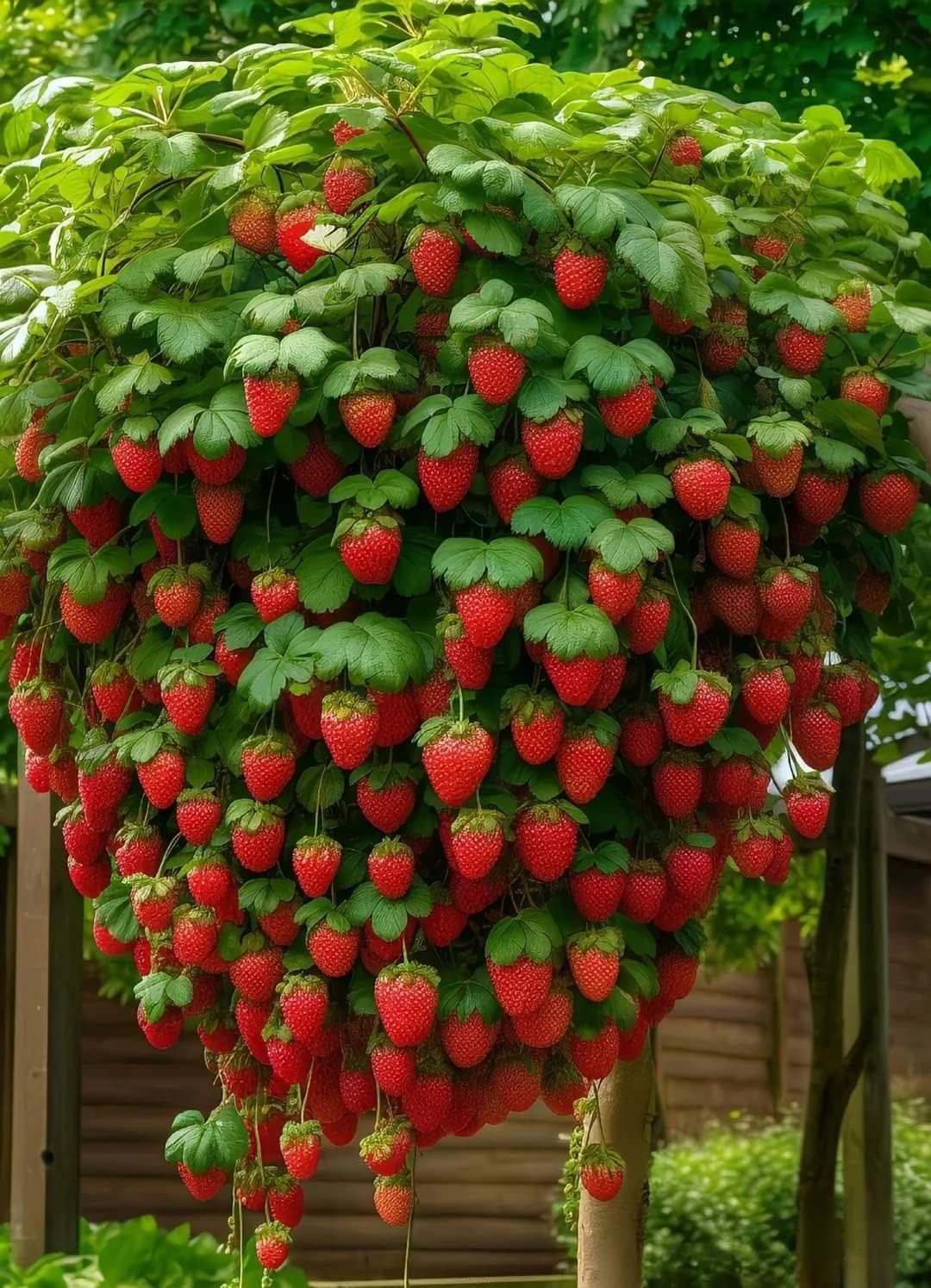 Fraisier Grimpant - Arbre à Fraise (Lot de 5 plants Fraisier Rouge avec ...