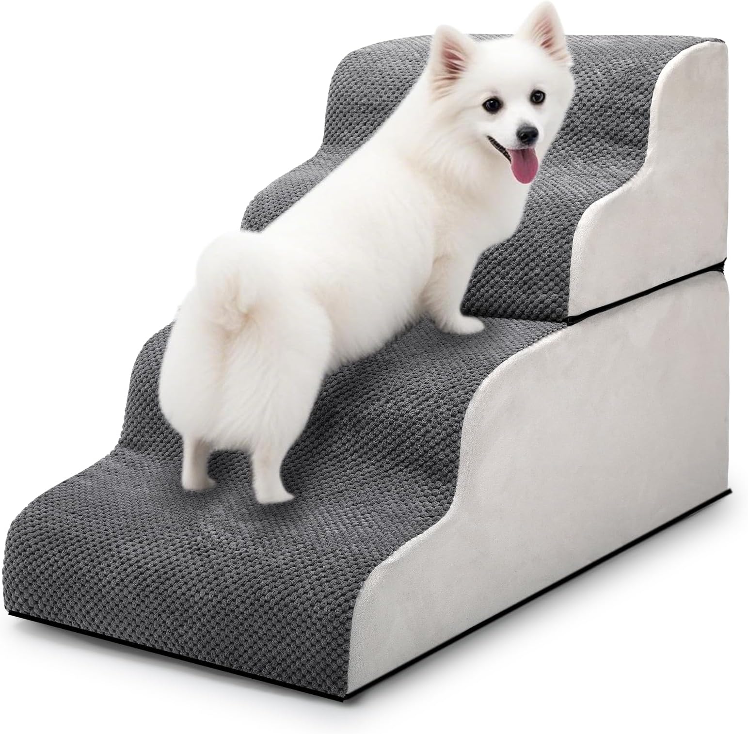 Escaleras para Perros Pequeños de 4 Pasos - 45 CM Escalones de Espuma ...