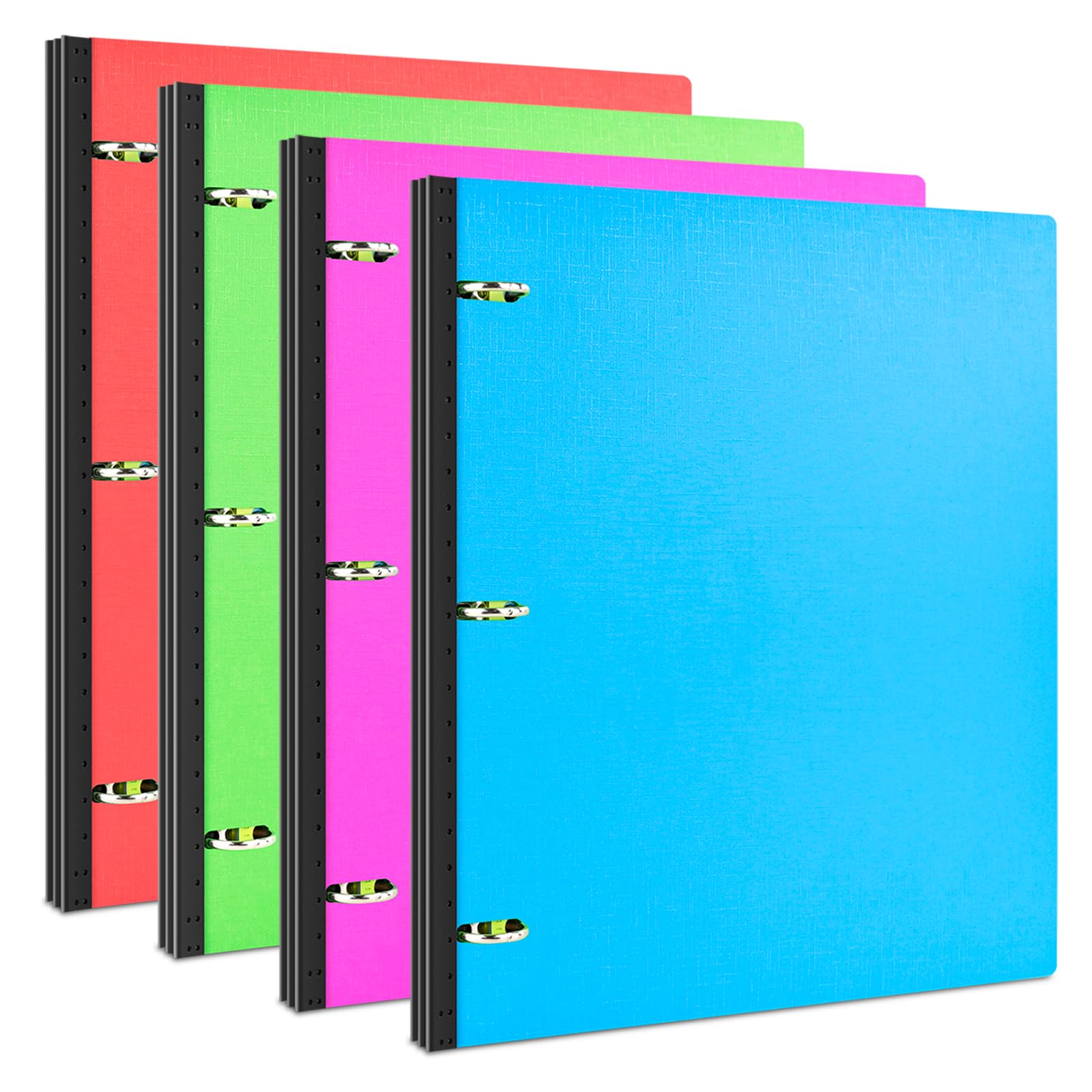 Amazon.com : INFUN 1 INCH Telescoping 3 Ring Binder - 4PCS, Portable ...
