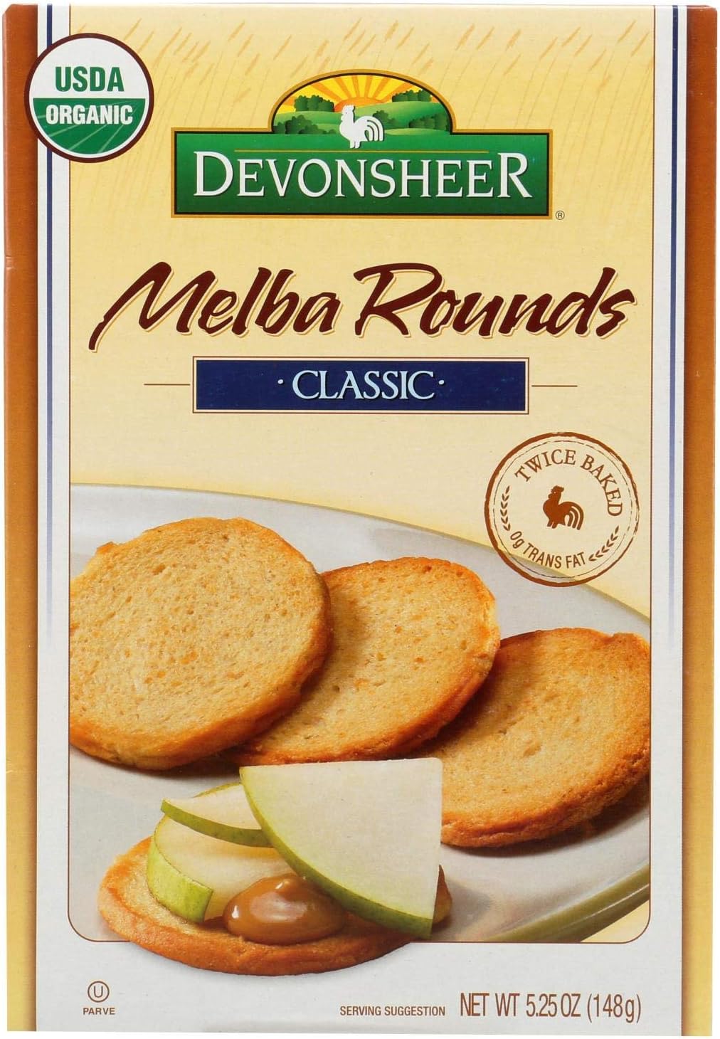 Organic Plain Melba Rounds - (Pack of 12) : Amazon.ca: Grocery ...