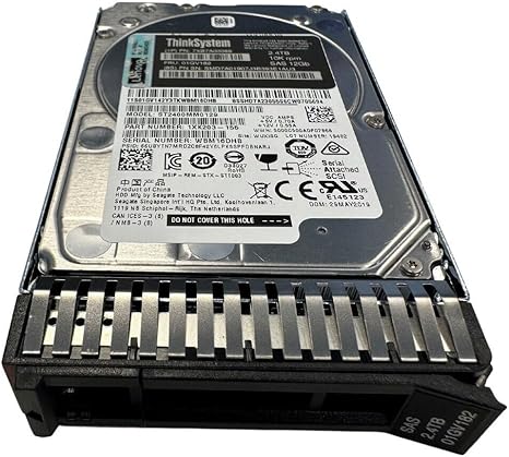 Amazon.com: Lenovo 7XB7A00069 Think System 2.5" 2.4TB 10K SAS 12Gb Hot ...