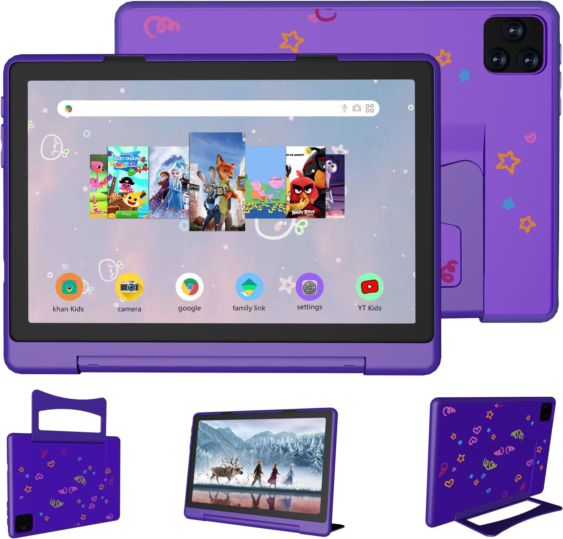 Amazon.com : 10 inch Android 13 Kids Tablet Octa-Core, 8GRAM+128GB ROM ...