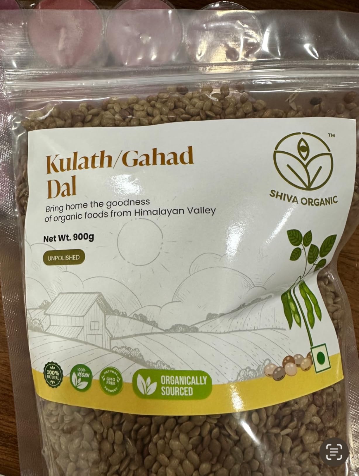 Shiva Organic Himalayan Navrangi/Mix Dal 900 grams - Unpolished 100% ...