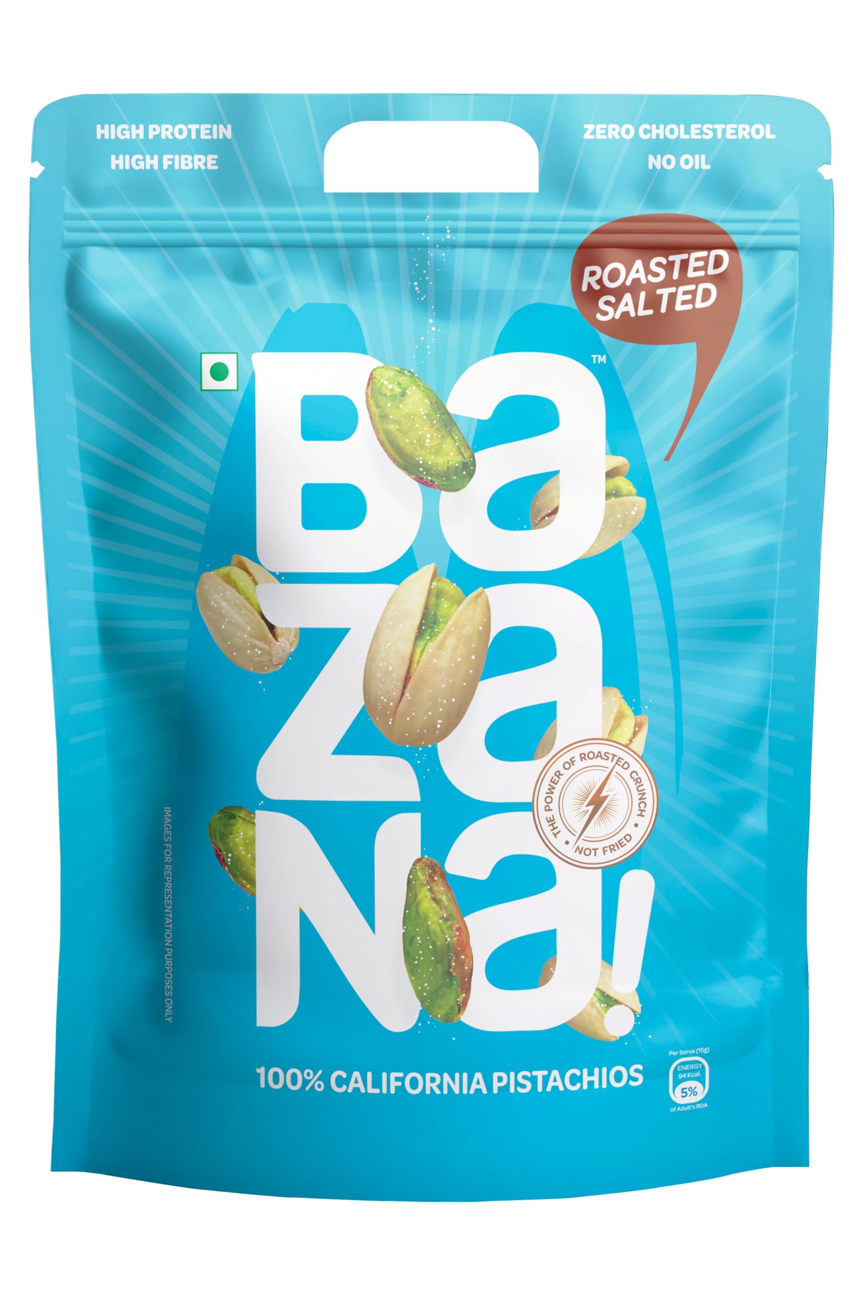 Bazana - Perfectly Salted - 1kg Pistachios for Snacking! Packed with ...