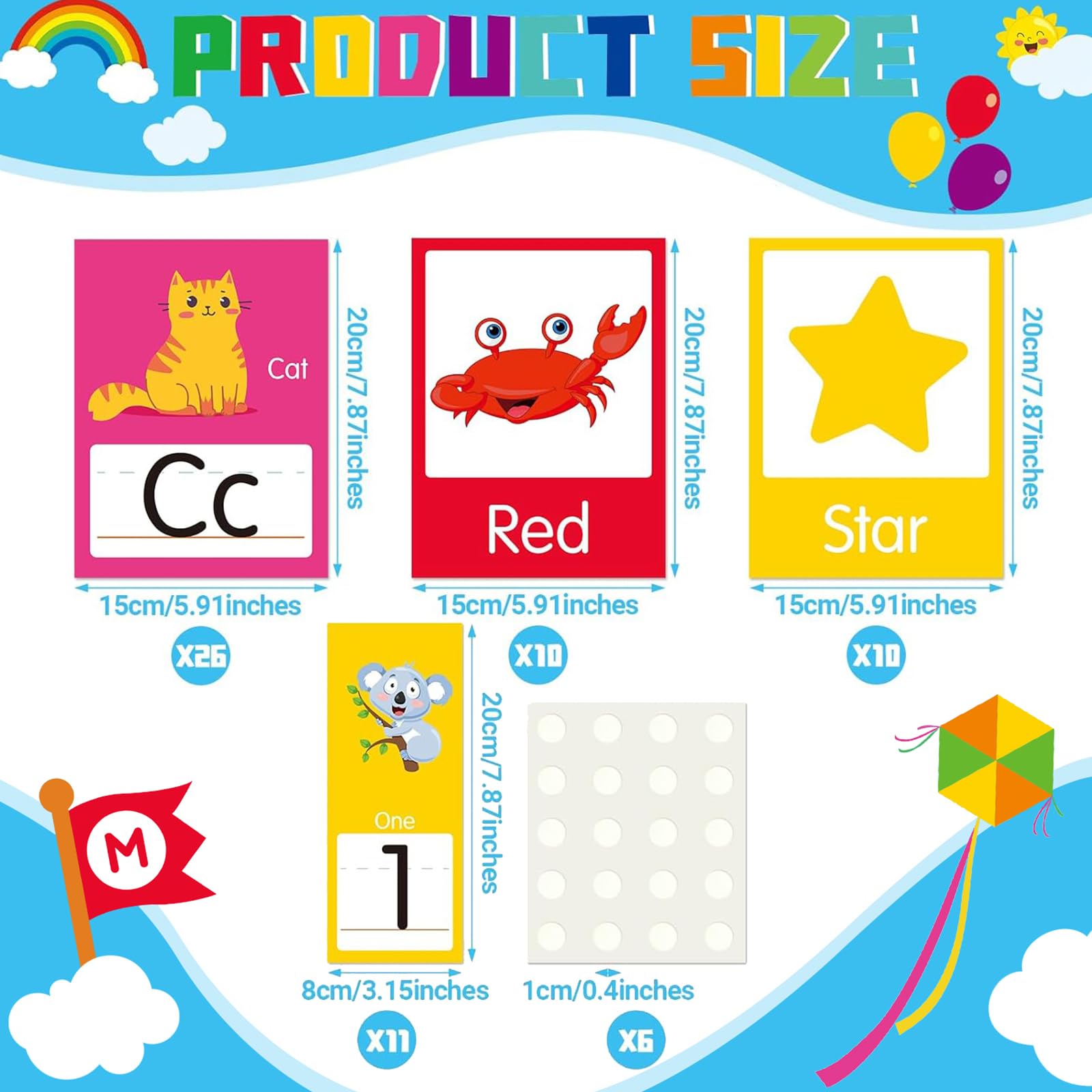 Snapklik.com : 57 Pcs Alphabet Number Bulletin Board Set ABC Alphabet ...