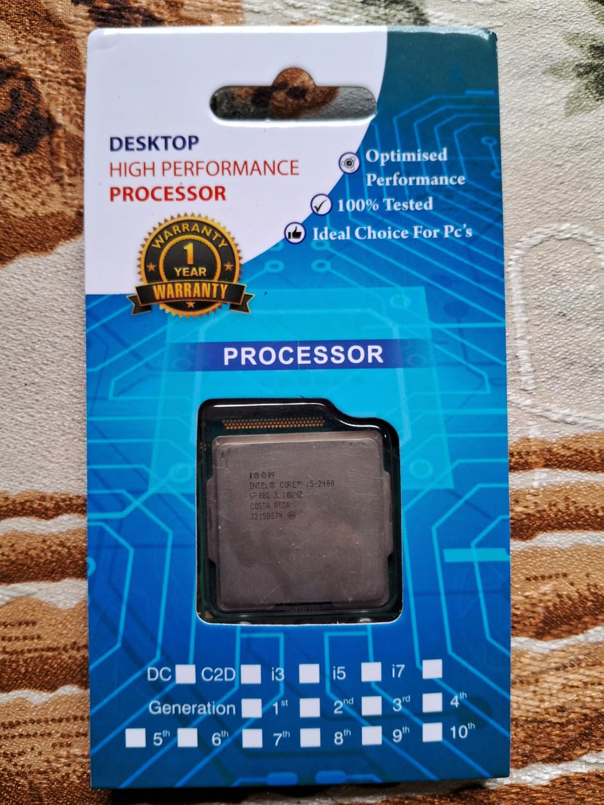 Amazon.in: Buy i5-2400 2nd Generation Processor 3.1 GHz for LGA 1155 ...