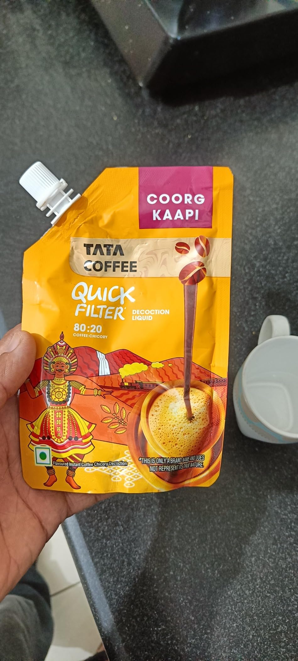 Tata Coffee Quick Filter Decoction Liquid, Coorg Kaapi, 200ml Box ...