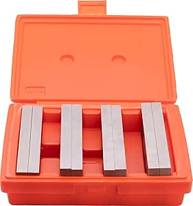 Steel Parallel Set, 4 Matched Pairs, 1/2" Thickness, 6" Length, 1" to 1 ...