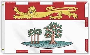 Amazon.com : 3×5 FT Prince Edward Island Flag, Large 100D PEI Canada ...