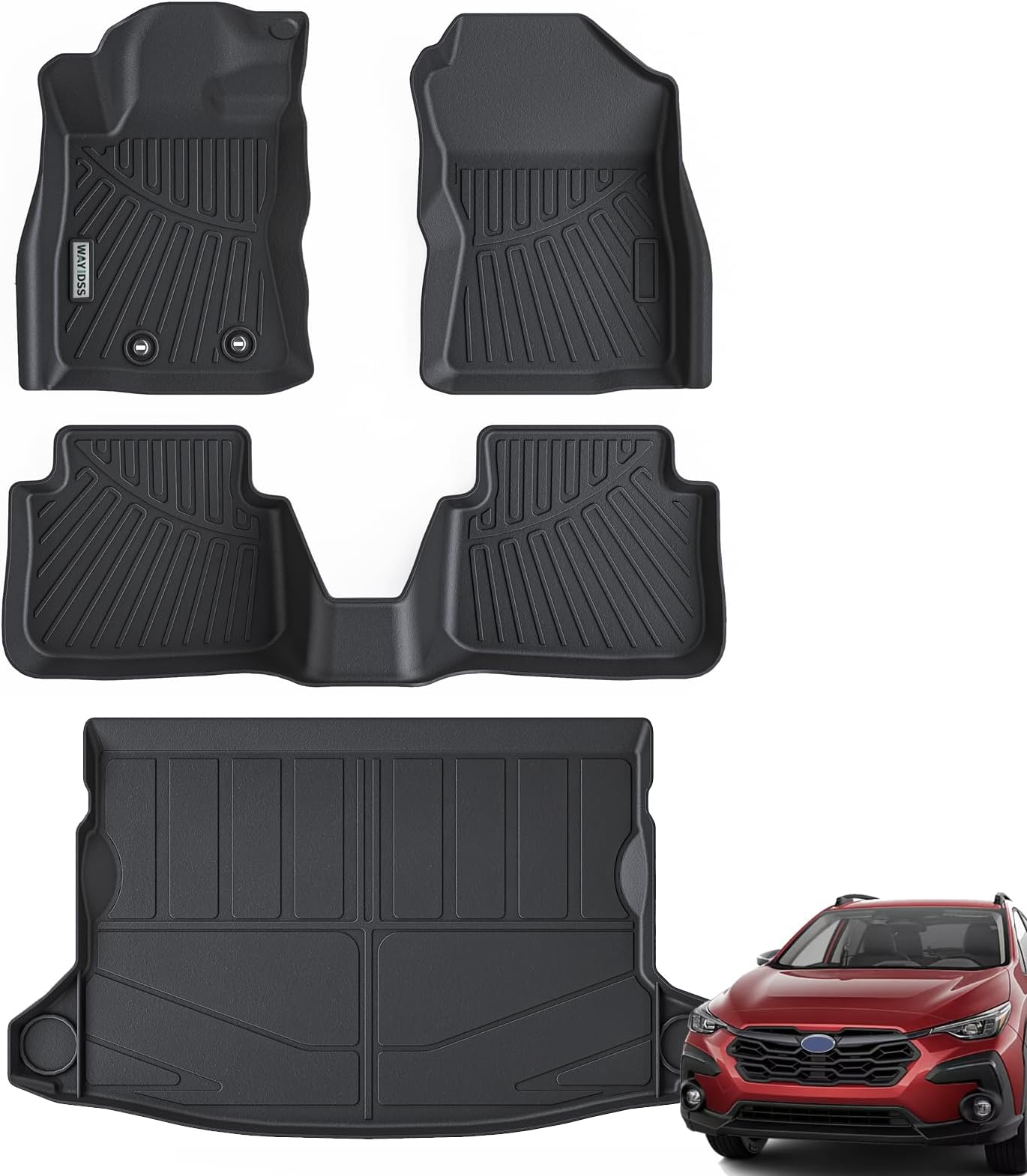 Amazon.com: WAYIDSS Floor Mats & Cargo Liner Custom Fit for 2024 Subaru ...